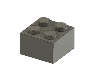 Lego 2x2 brick by One Banana | Download free STL model | Printables.com