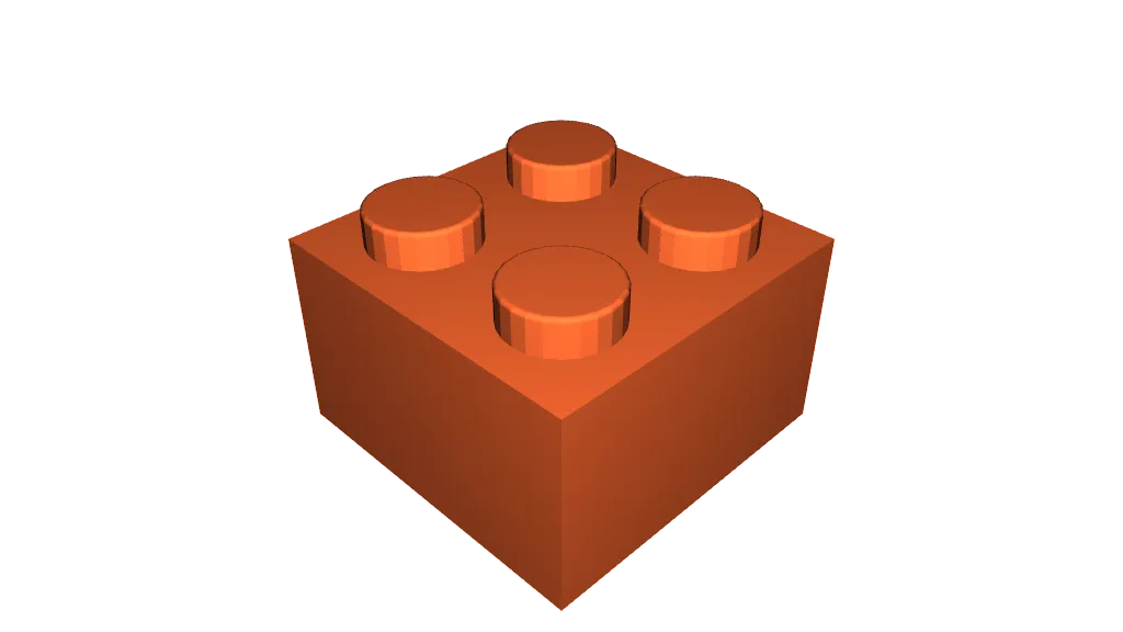Lego 2x2 brick by One Banana | Download free STL model | Printables.com