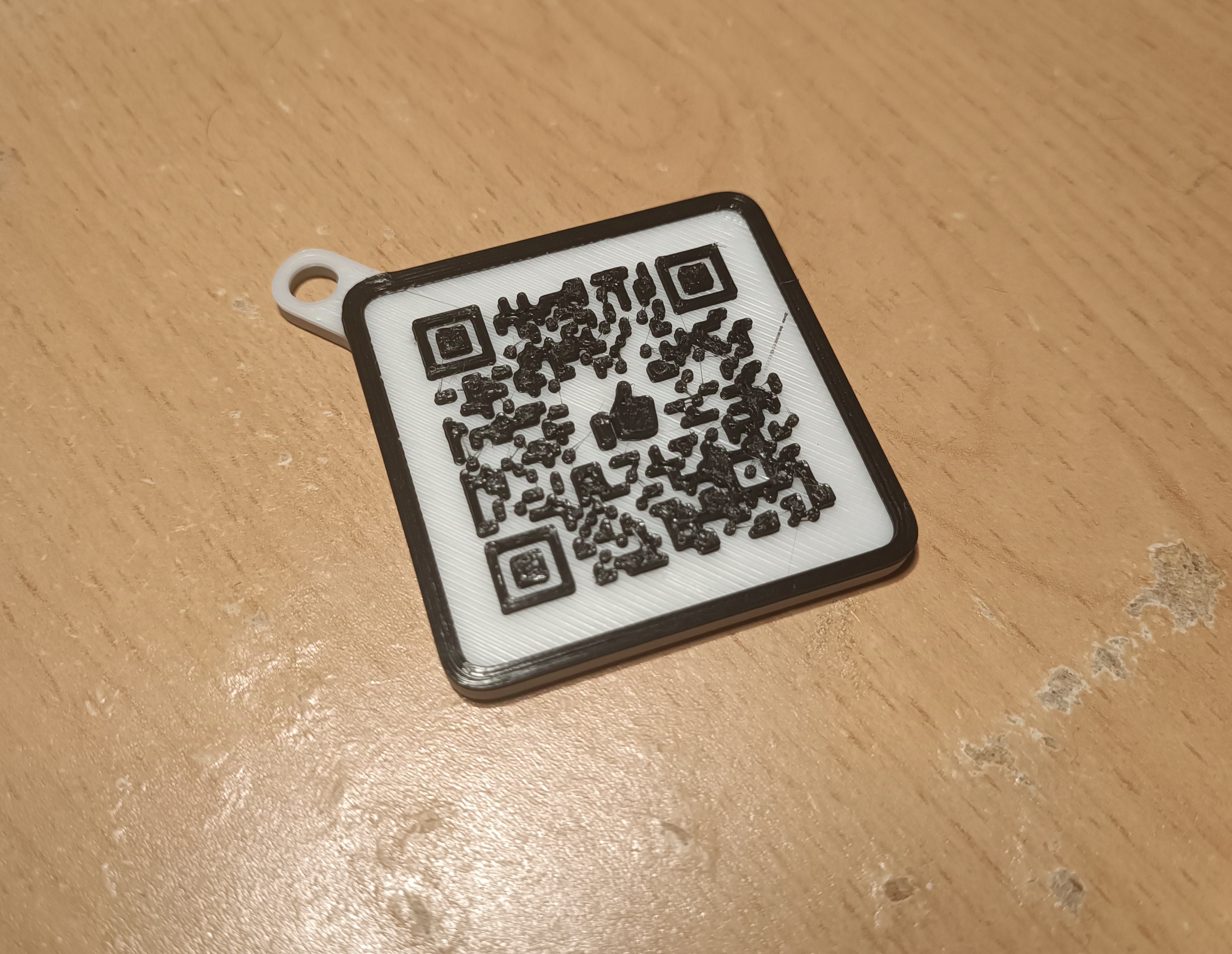 Keychain QR code meme by Tomáš Smejkal | Download free STL model ...