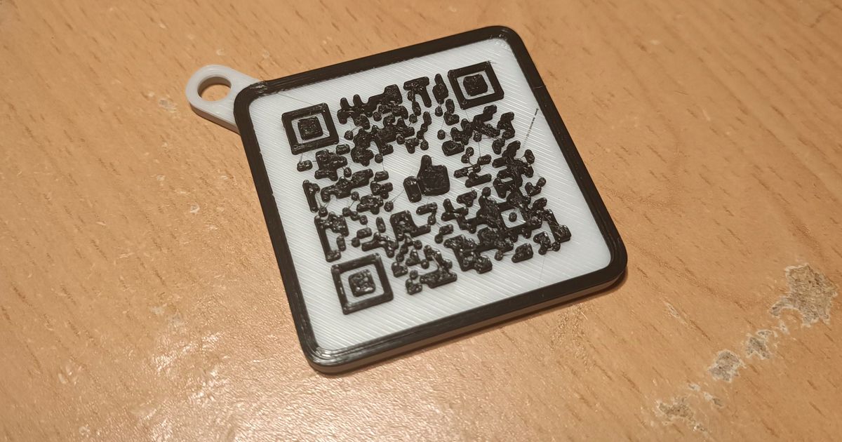 Keychain QR code meme by Tomáš Smejkal | Download free STL model ...