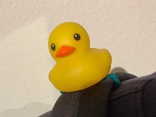Rubber duck shoulder mount by bux | Download free STL model ...