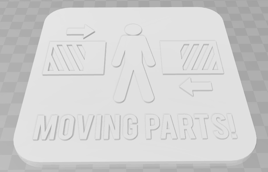 Moving Parts signage by Becker Thorne | Download free STL model ...