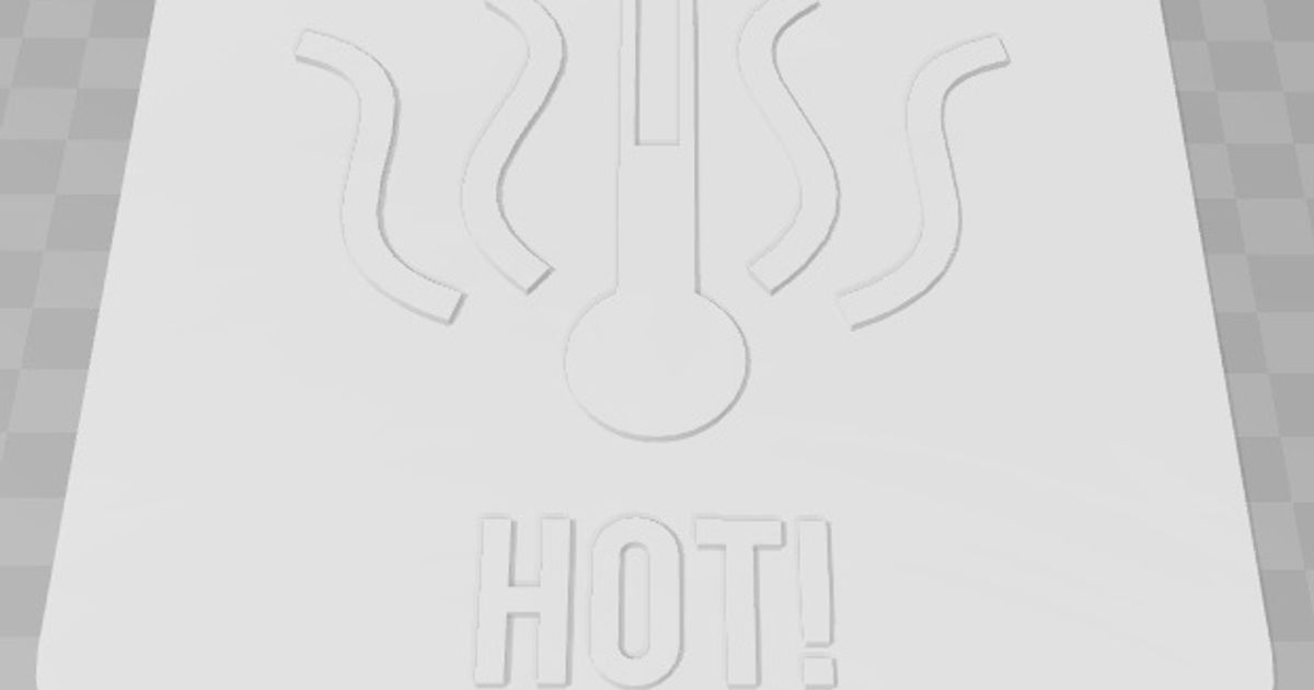 Hot Signage by Becker Thorne | Download free STL model | Printables.com