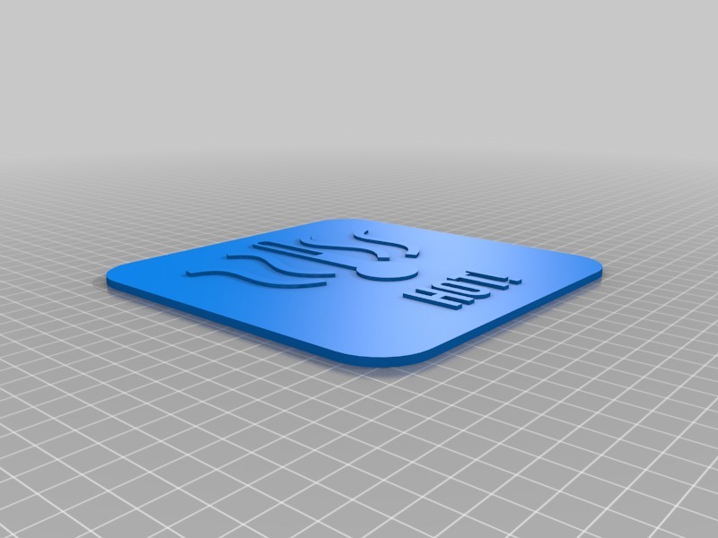 Hot Signage by Becker Thorne | Download free STL model | Printables.com