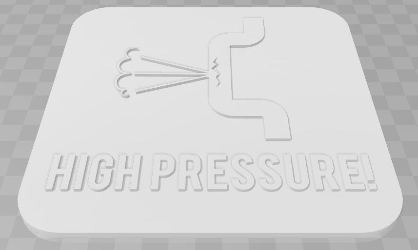 High Pressure Signage by Becker Thorne | Download free STL model ...