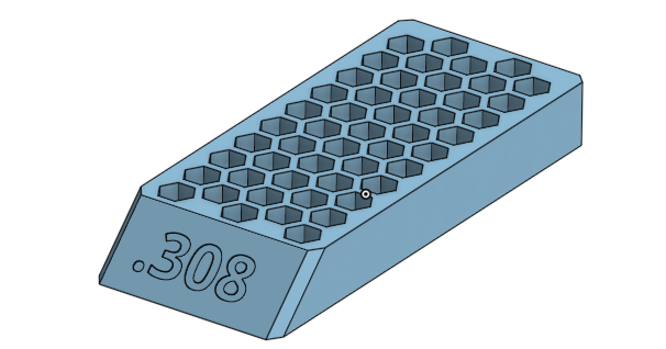 .308 Reloading Block Hex patterned by Michael Millard | Download free ...