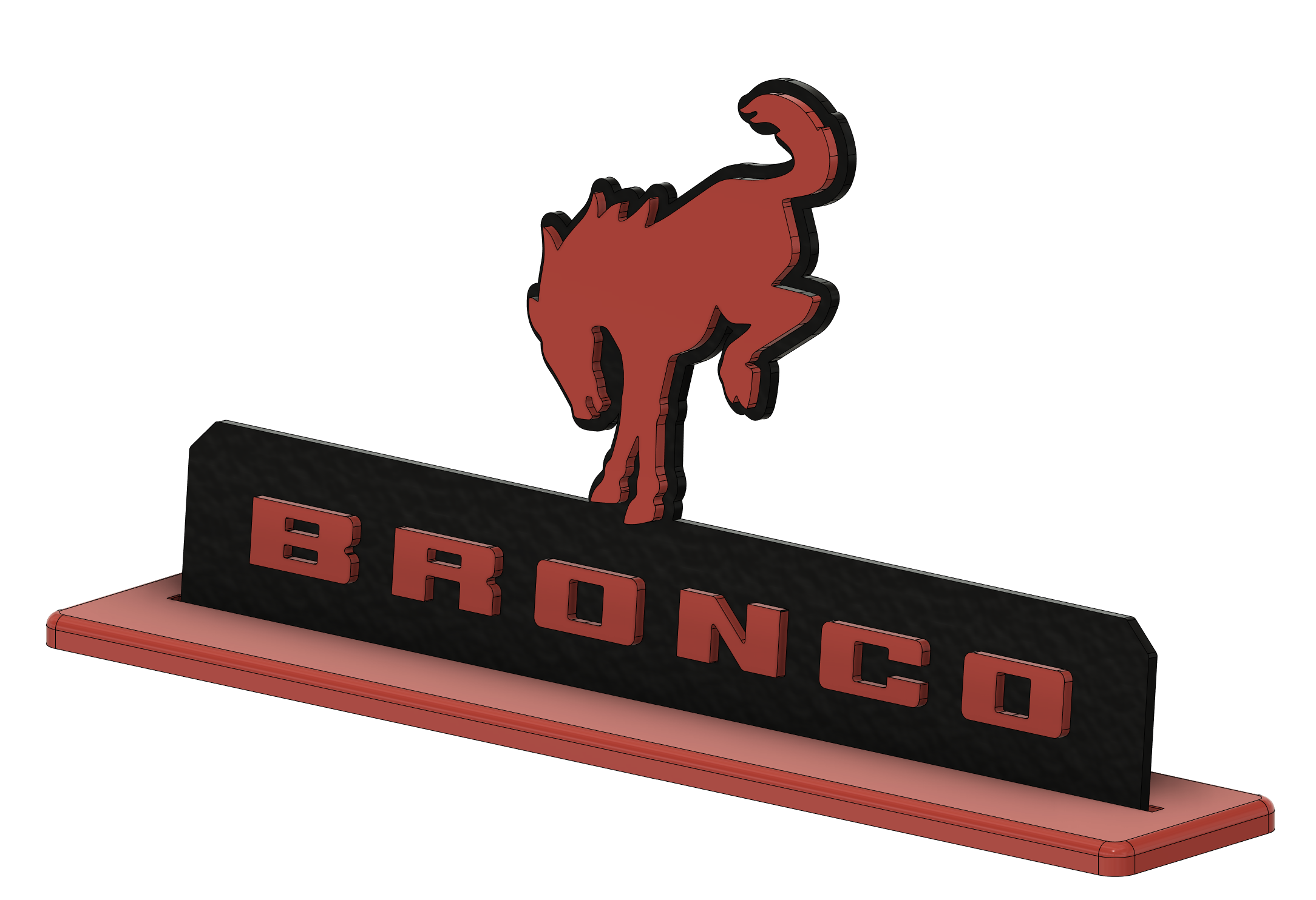 Bronco Desk Art by Brandon R | Download free STL model | Printables.com