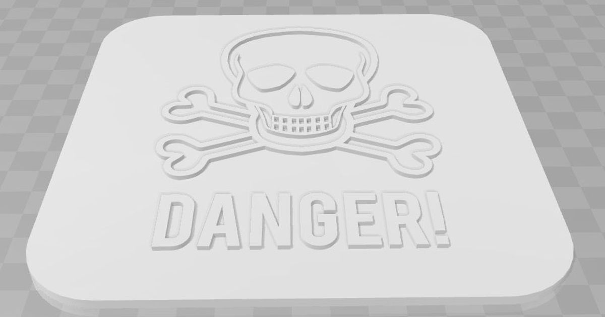 Danger Signage by Becker Thorne | Download free STL model | Printables.com