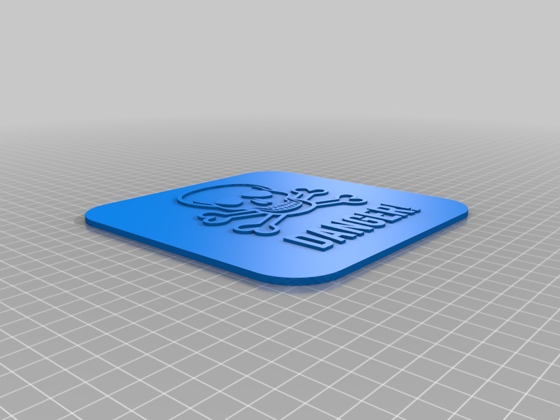 Danger Signage by Becker Thorne | Download free STL model | Printables.com