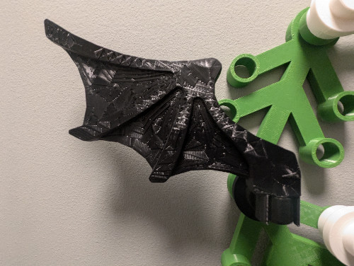 Bat or Dragon wings for Lego wreath by Josh Caldwell | Download free ...