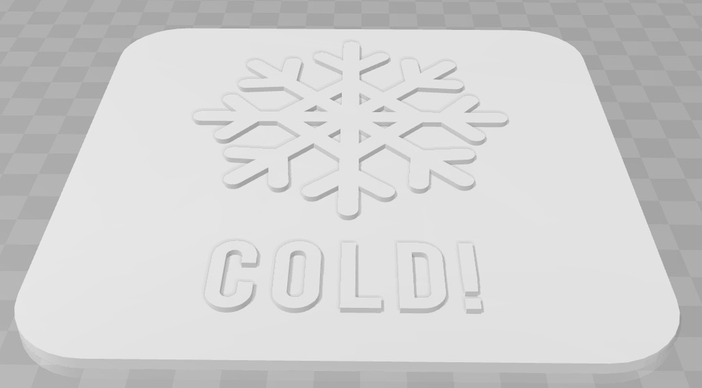 Cold signage by Becker Thorne | Download free STL model | Printables.com