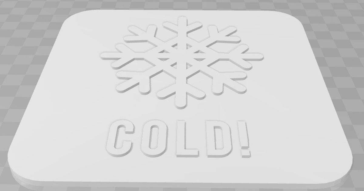 Cold signage by Becker Thorne | Download free STL model | Printables.com
