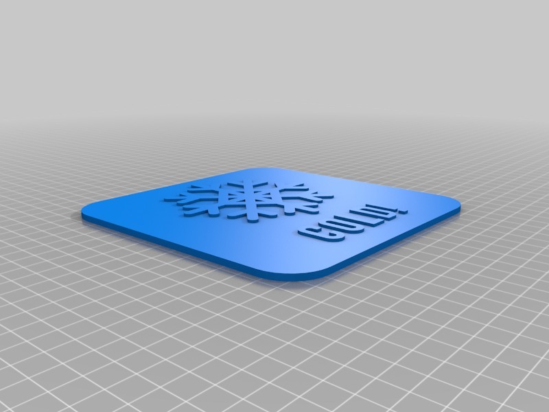 Cold signage by Becker Thorne | Download free STL model | Printables.com