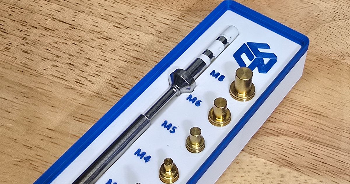 Threaded Heat Insert Tip Holder - CNC Kitchen/TS100 by Grez | Download ...