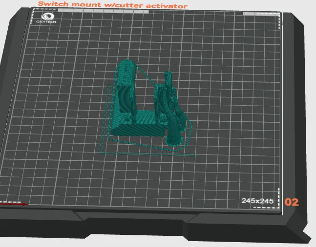 Qidi Q1 Pro Filament Cutter Activator by Jeffery Strahan | Download ...
