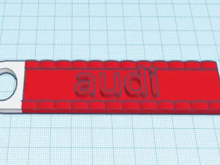 audi key ring by fares abu | Download free STL model | Printables.com