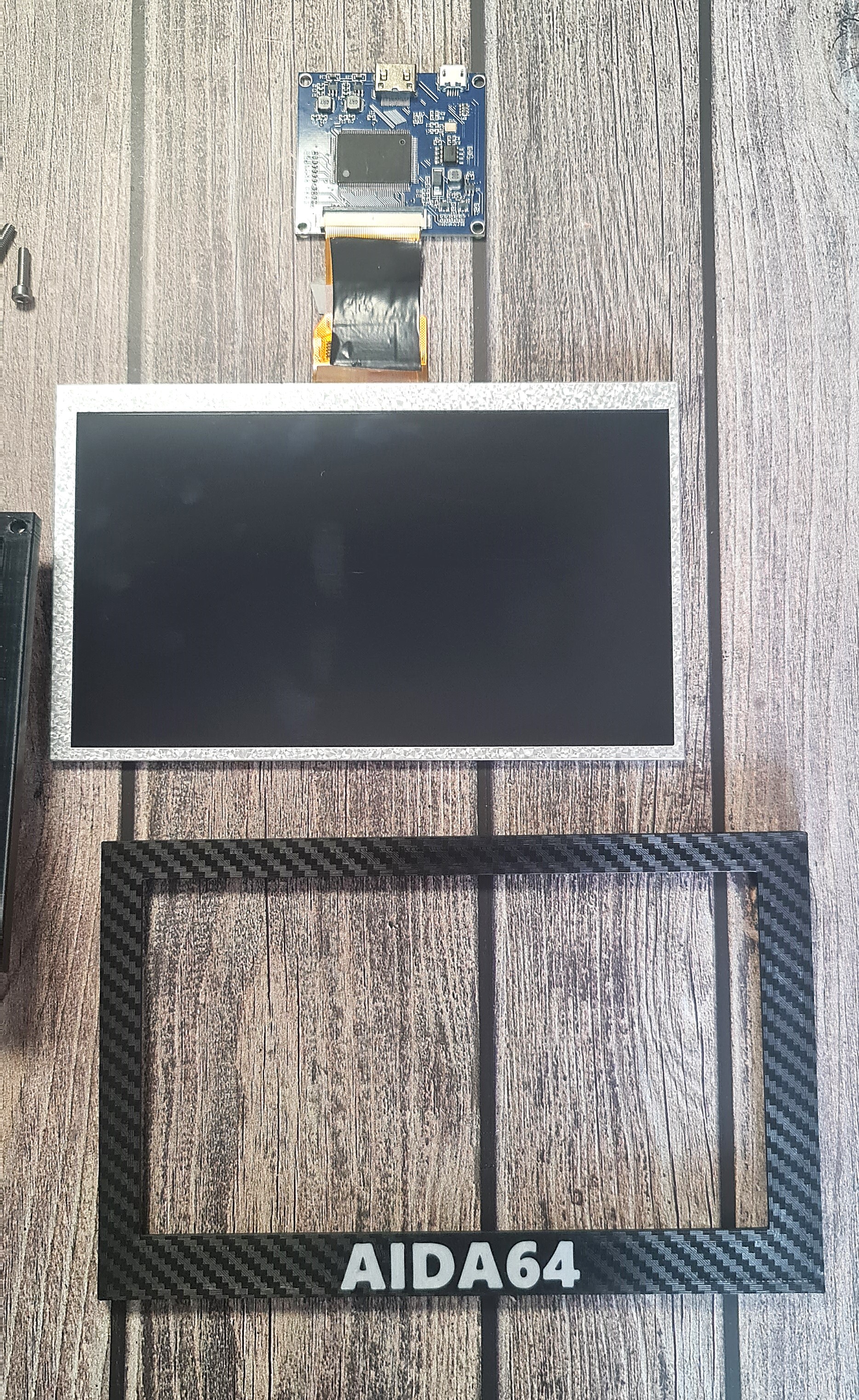 Case AIDA64 SensorPanel 7" HDMI por Rene Czerner | Descargar modelo STL ...