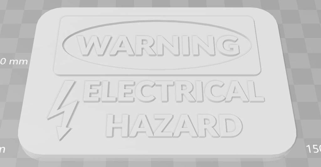 Warning - Electrical Hazard, sign por Becker Thorne | Descargar modelo ...