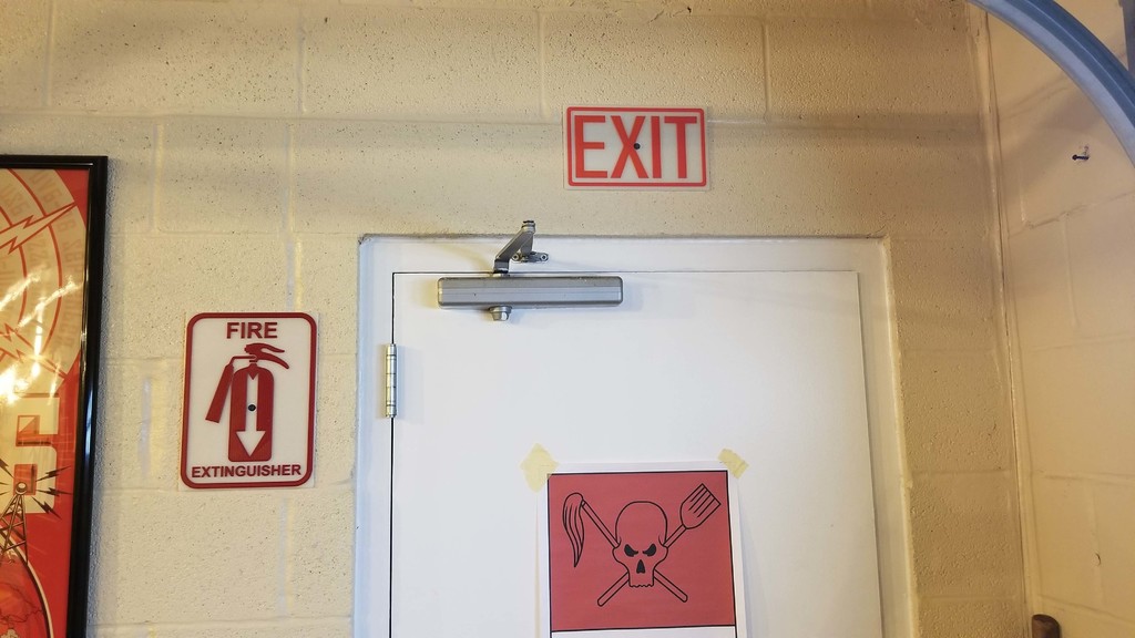 Exit Sign, Glow In the Dark Background by Becker Thorne | Download free ...