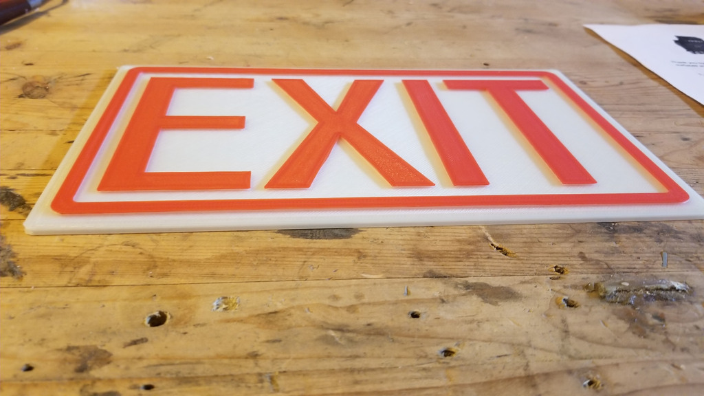 Exit Sign, Glow In the Dark Background by Becker Thorne | Download free ...