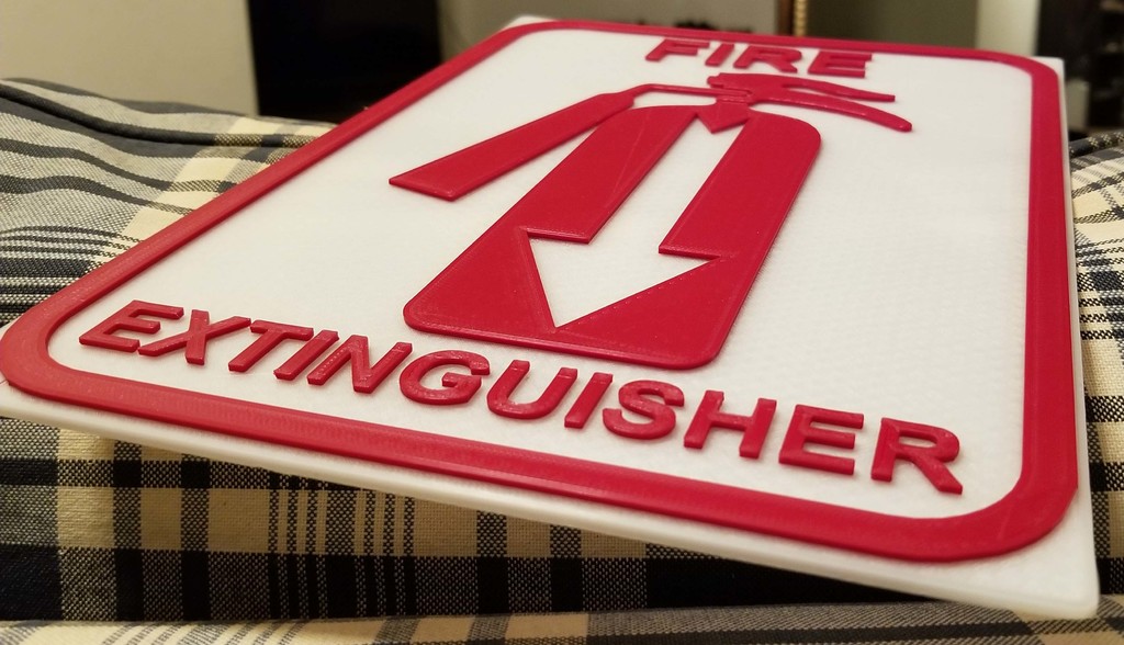 Fire Extinguisher Signage, Glow In The Dark Background by Becker Thorne ...