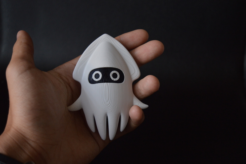 Super Mario Blooper Squid by TotallyAddicted | Download free STL model ...