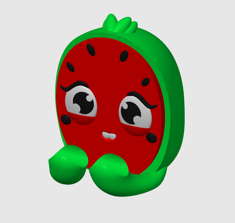 WATERMELON PENCIL / PEN HOLDER (NO SUPPORT) by 3DJPDESIGNS | Download ...