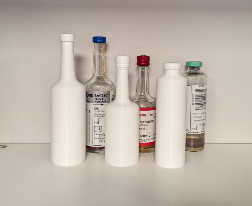 Blood culture bottles prop for clinical simulation pursposes by ...