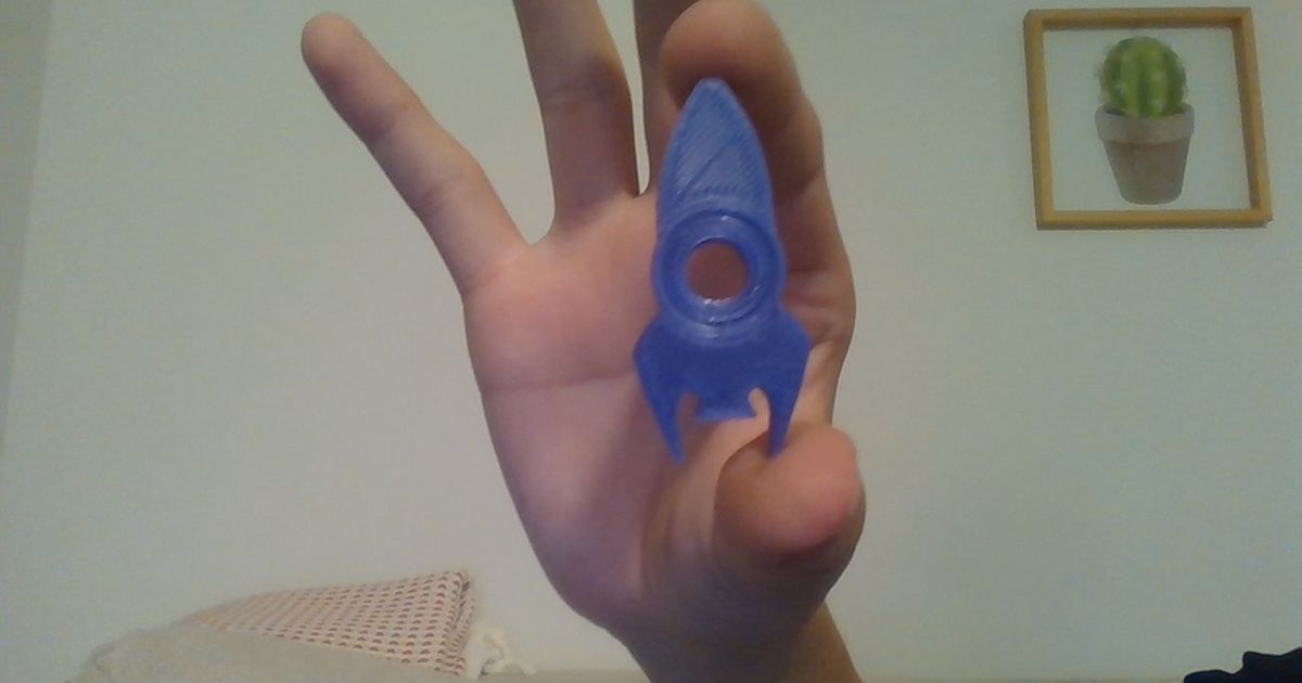 Rocket Spinner by 3dSELCUK | Download free STL model | Printables.com