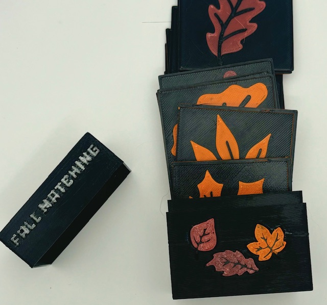Fall Leaf Memory Matching Game (With Box) by ChrisDGT | Download free ...