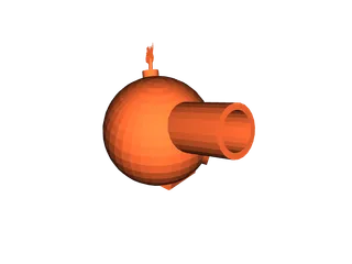 Goofy Dummy 13 Cannon Head by YNPrints | Download free STL model ...