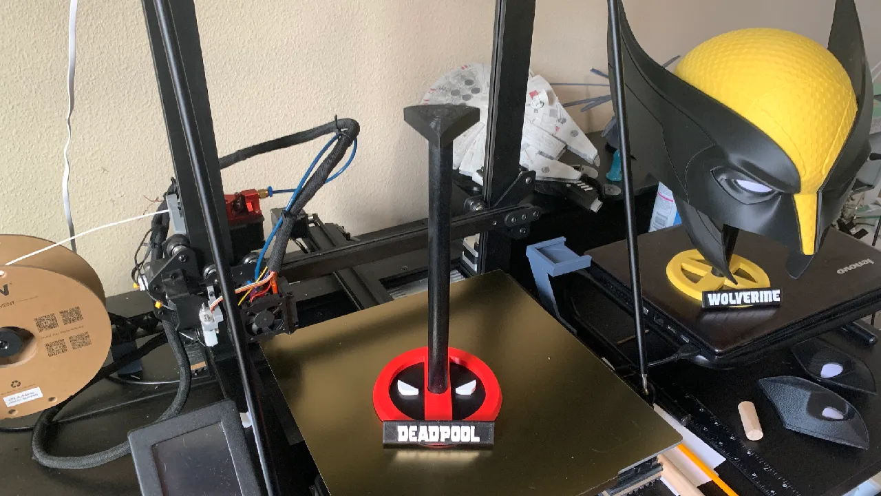 Deadpool Helmet stand by BDubil | Download free STL model | Printables.com