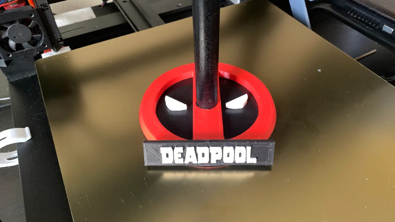 Deadpool Helmet stand by BDubil | Download free STL model | Printables.com