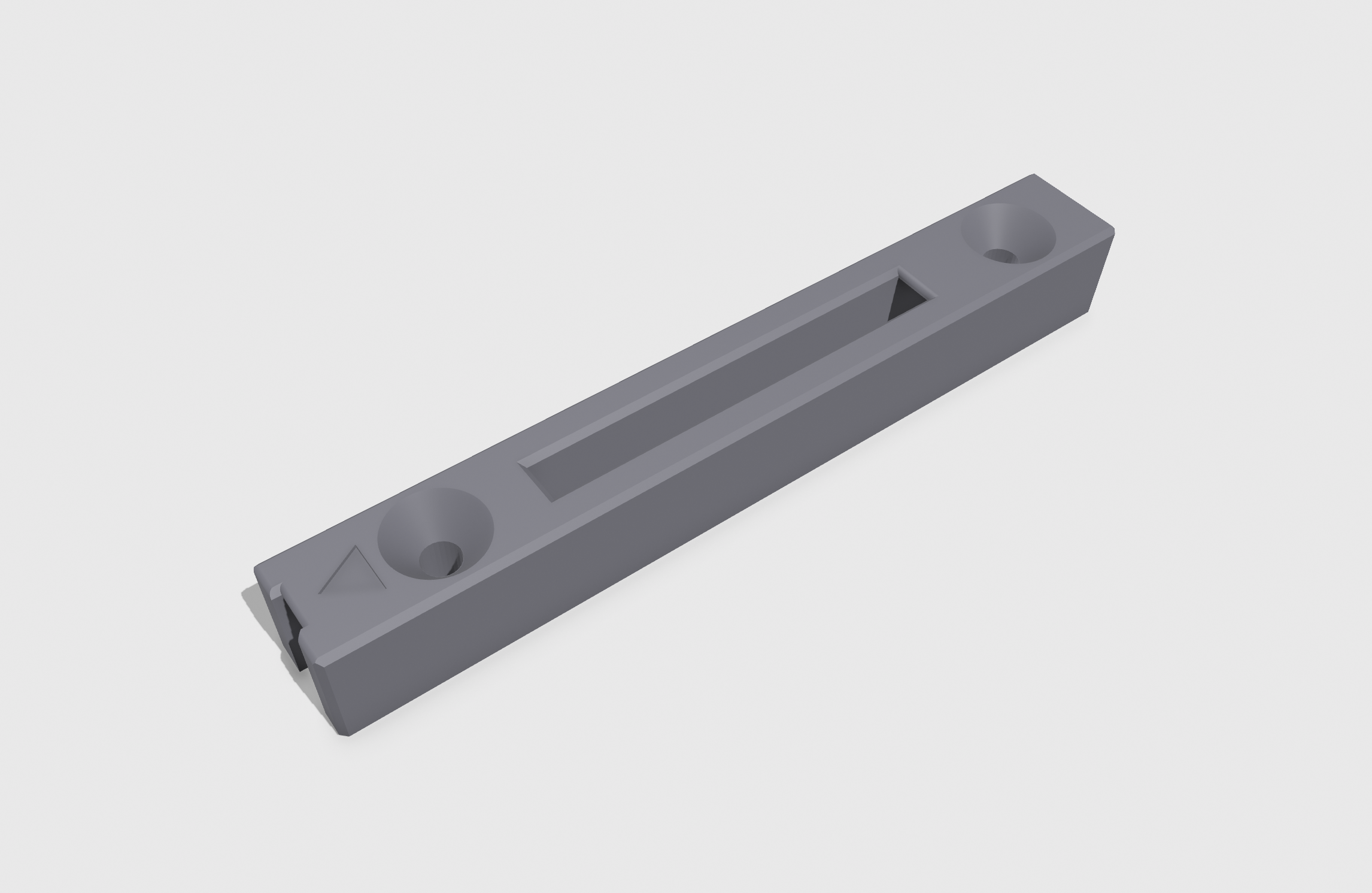 RepRack cleat for #10 screws by maxelman | Download free STL model ...