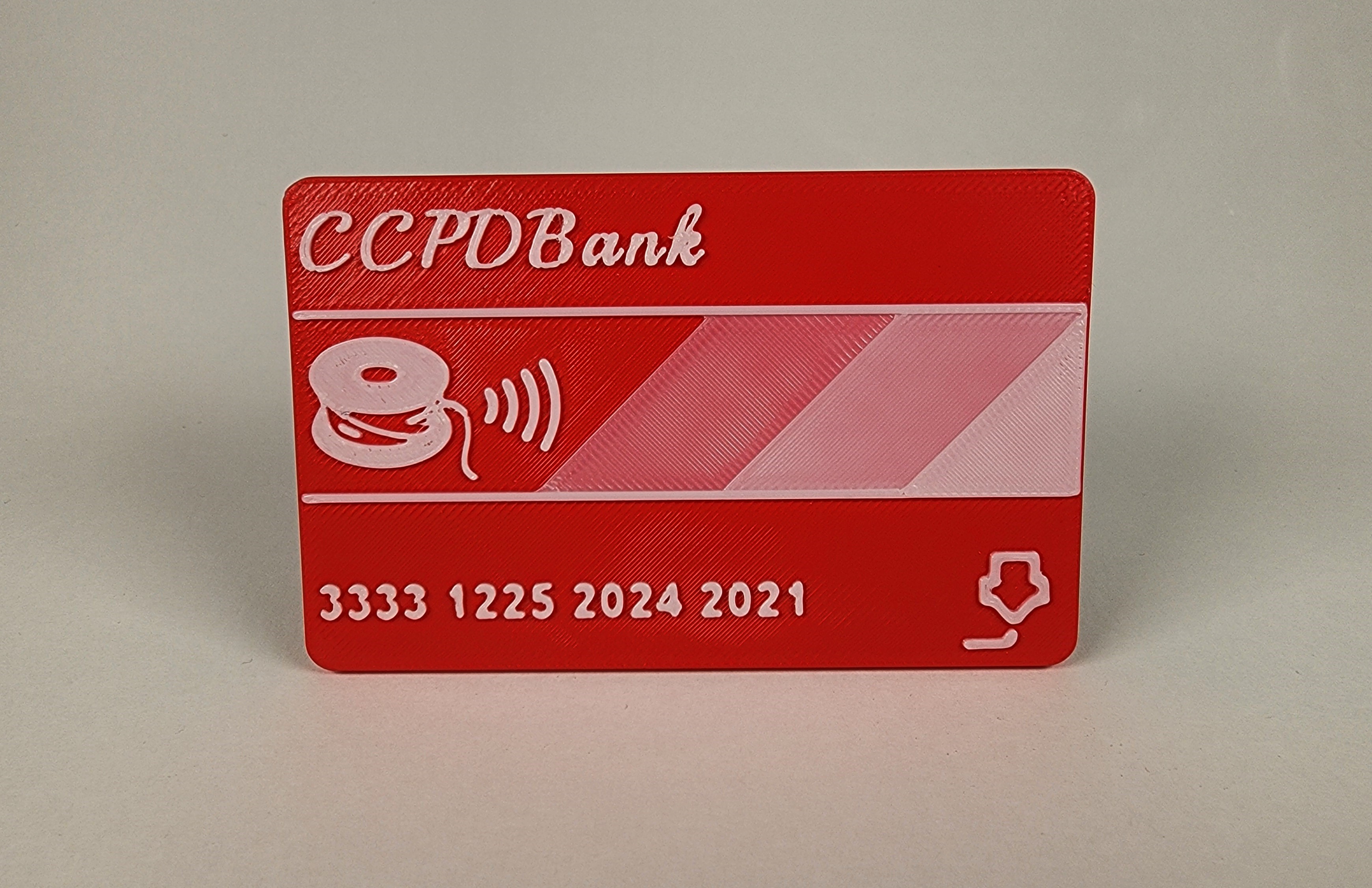 CCPD Bank Card by lacroserocks | Download free STL model | Printables.com