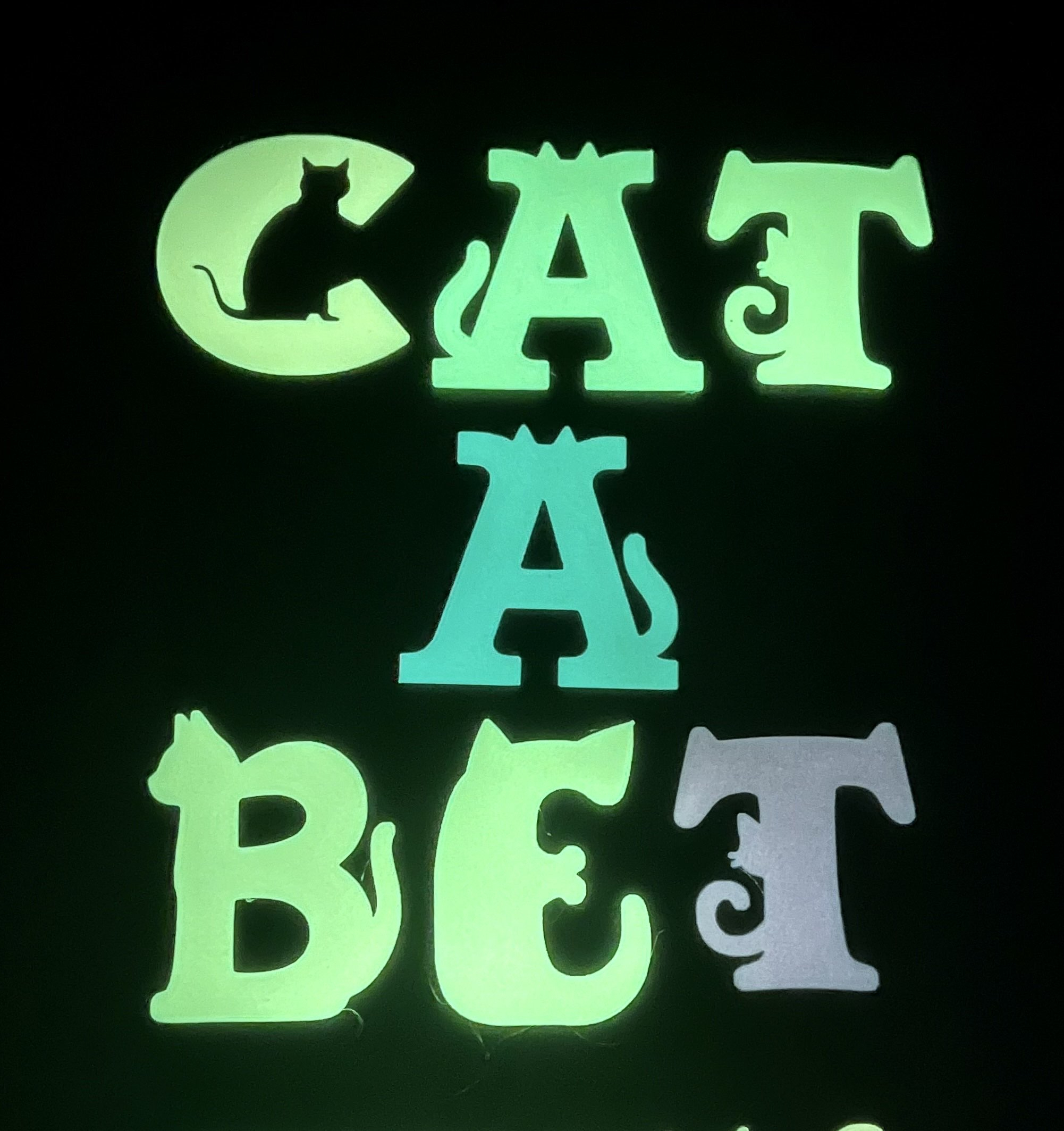 Alphabet of cat shaped ABC's by Letters For Learners | Download free ...