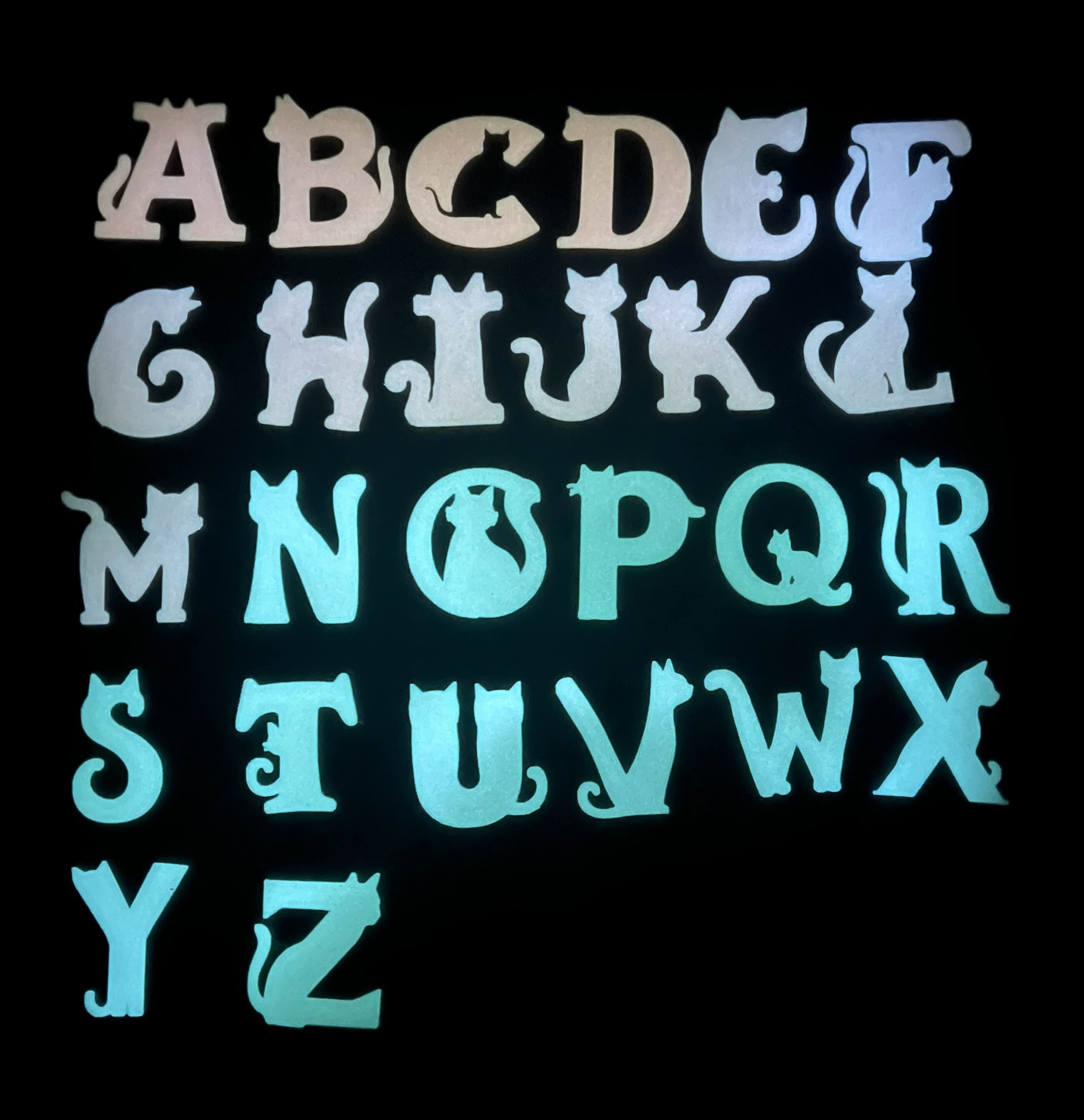 Alphabet of cat shaped ABC's by Letters For Learners | Download free ...