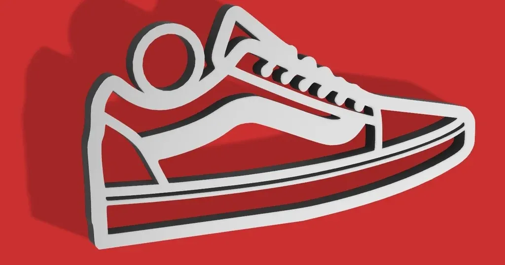 Vans Old Skool keychain by Szymon Jagosz | Download free STL model ...