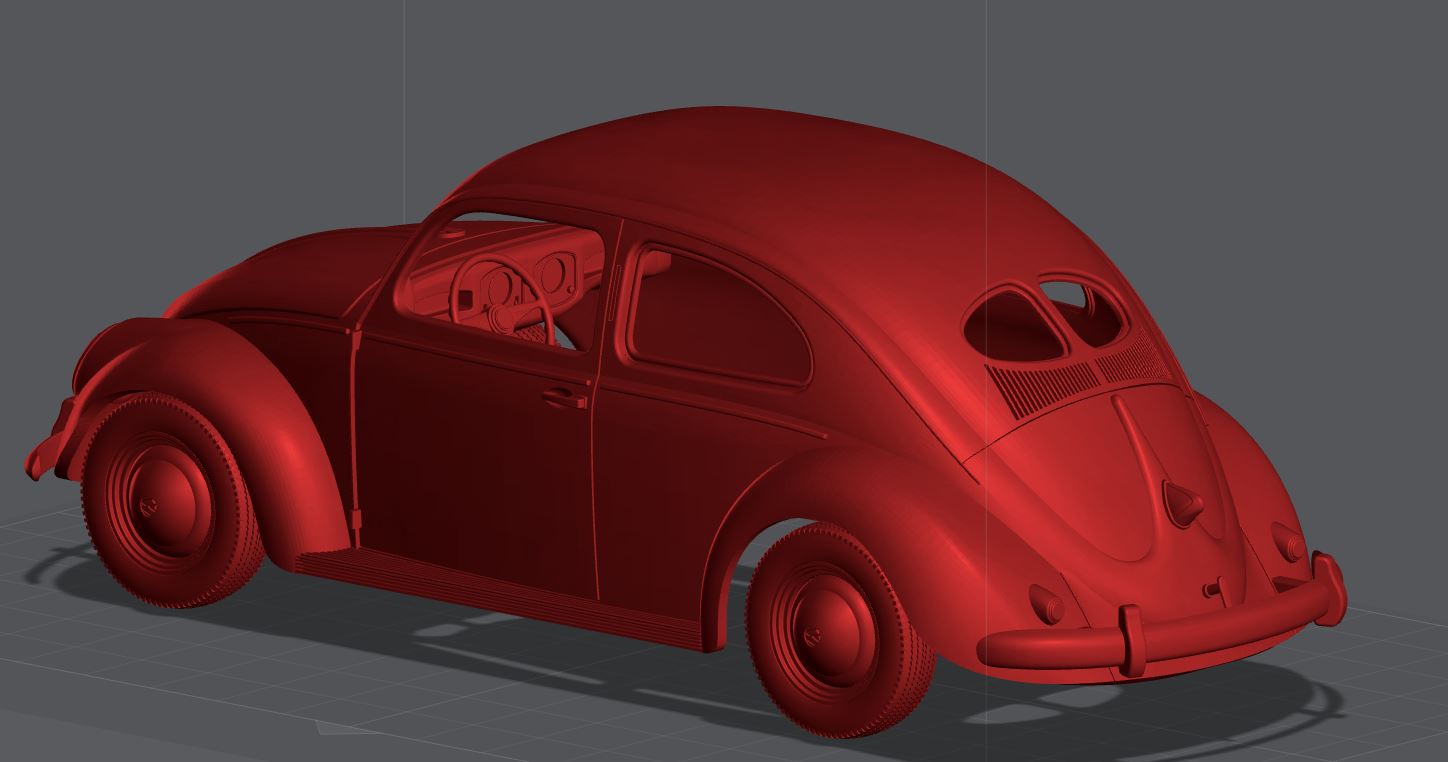 VW Beetle Split Window by walid khier | Download free STL model ...