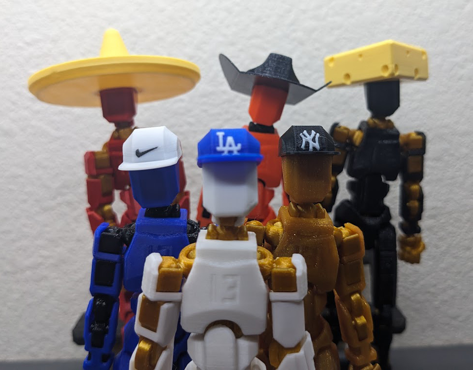 Dummy 13 Hat Pack by Shadymilkman | Download free STL model ...