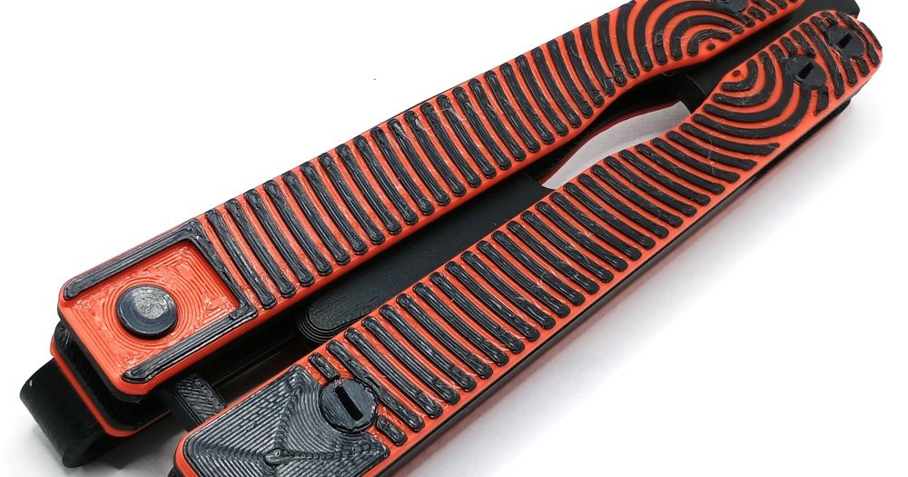 Shockwave Scales for Rockhopper Balisong by Dork Design | Download free ...