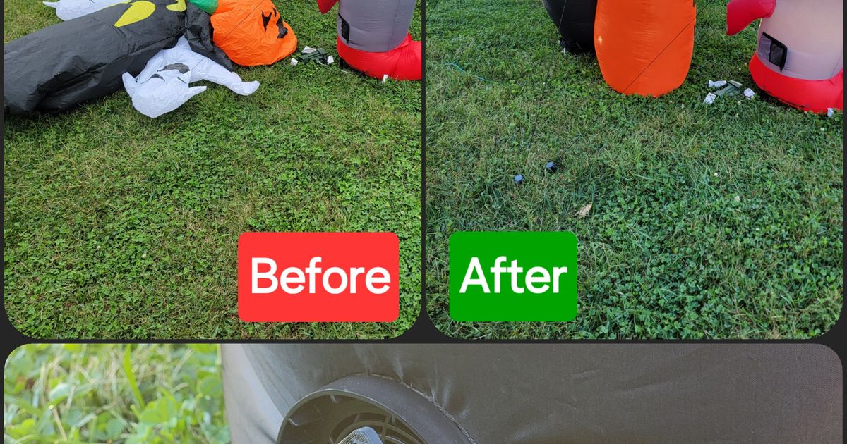 Lawn Inflatables fan stand by ShinglyElm | Download free STL model ...