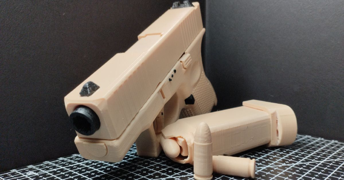 Toy Glock 26 blowback shell ejecting V1 por pnzr | Descargar modelo STL ...