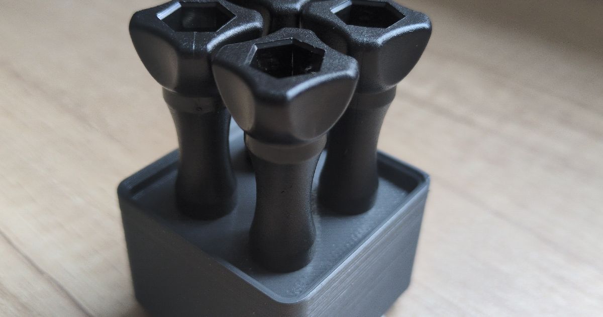 Gridfinity 1x1 bin for (Gopro) camera screws by recentfluffy | Download free STL model ...