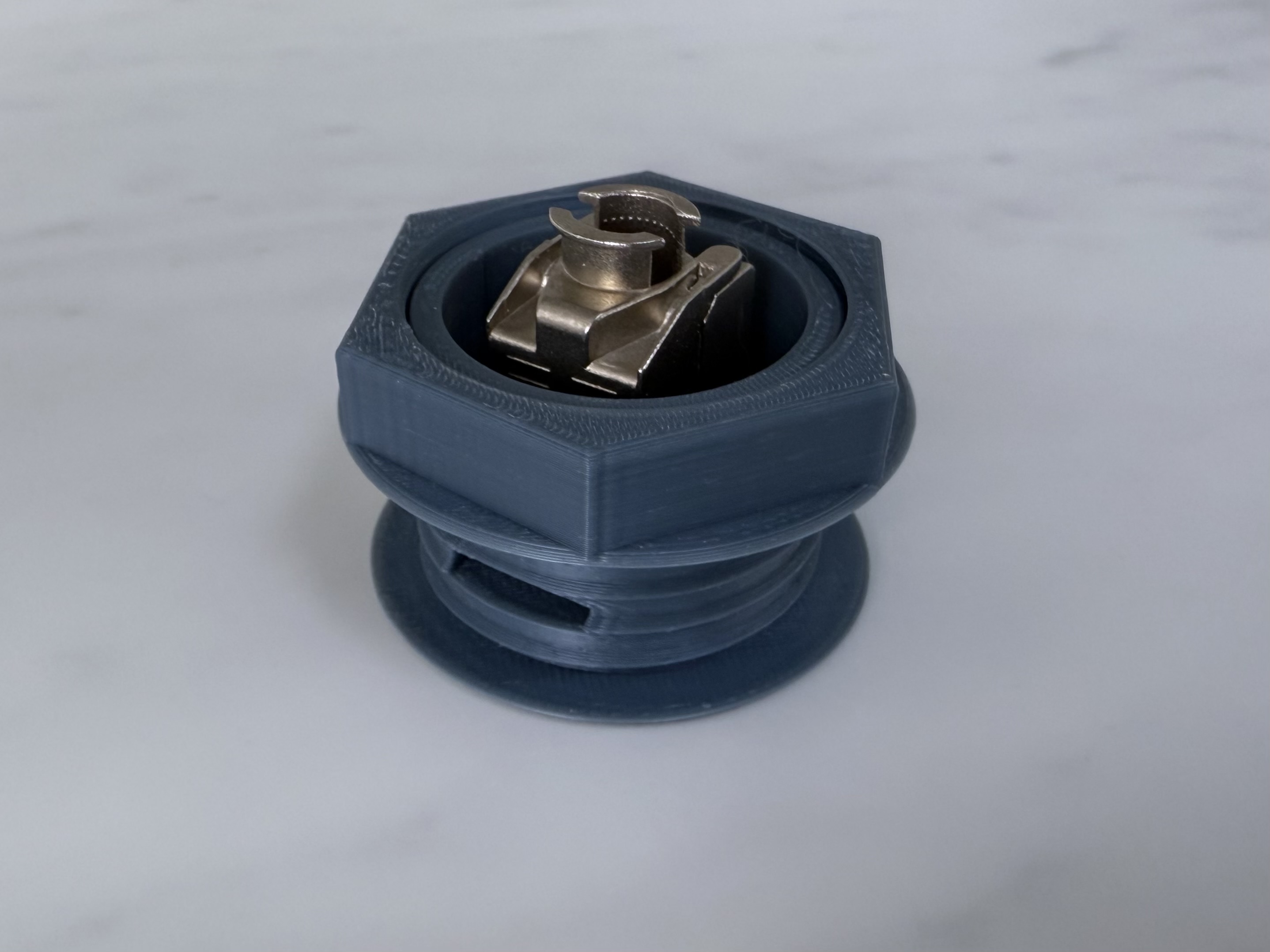 Hole-Mount Keystone Module Holder by tomasf | Download free STL model ...