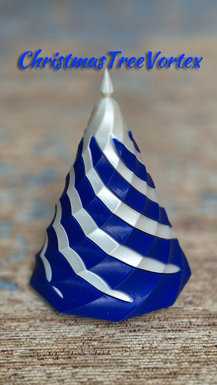 Christmas Tree vortex illusion v1.4 - single extruder / color by toni ...