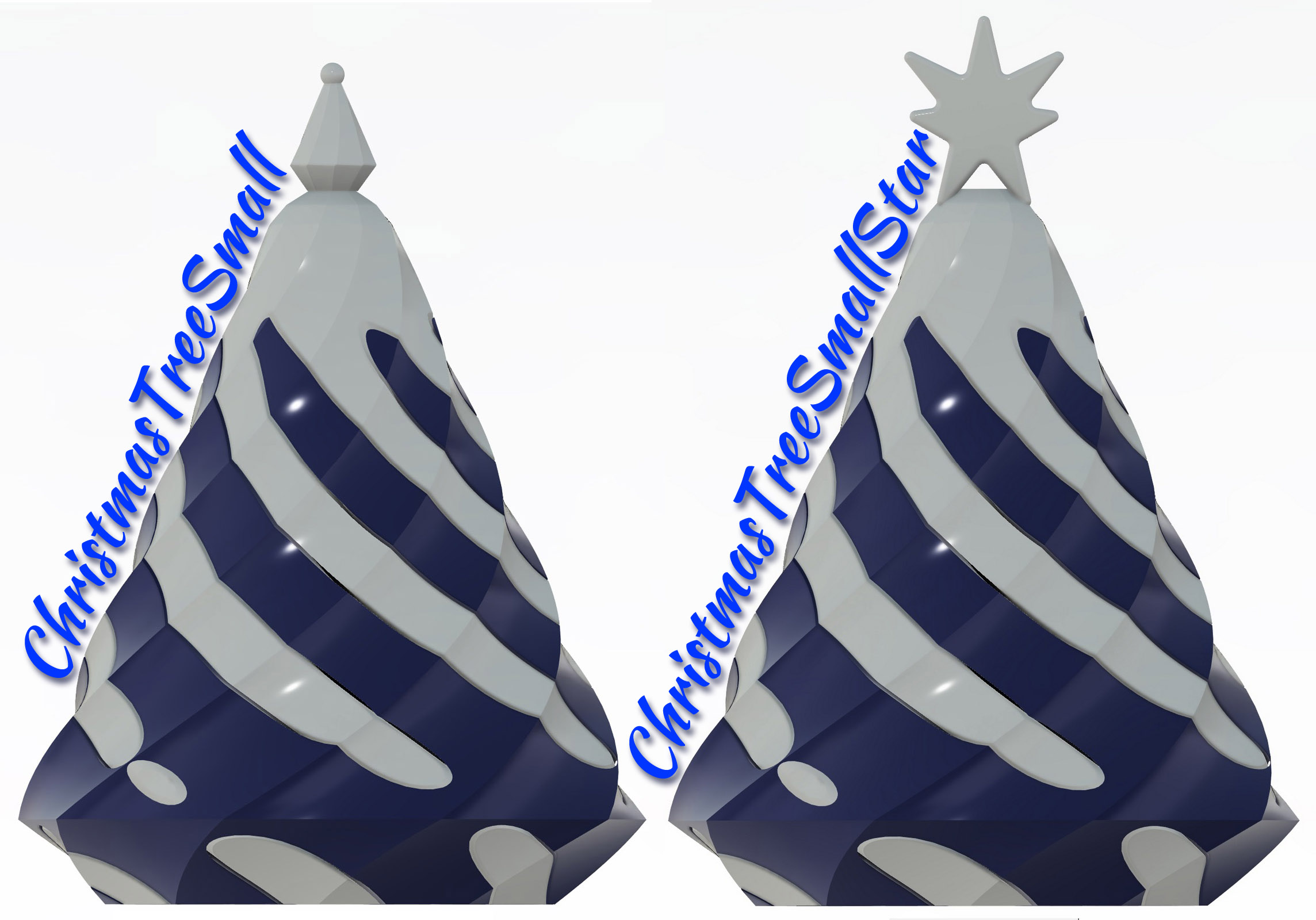 Christmas Tree vortex illusion v1.4 - single extruder / color by toni ...