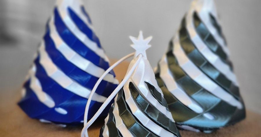 Christmas Tree vortex illusion v1.4 - single extruder / color by toni ...