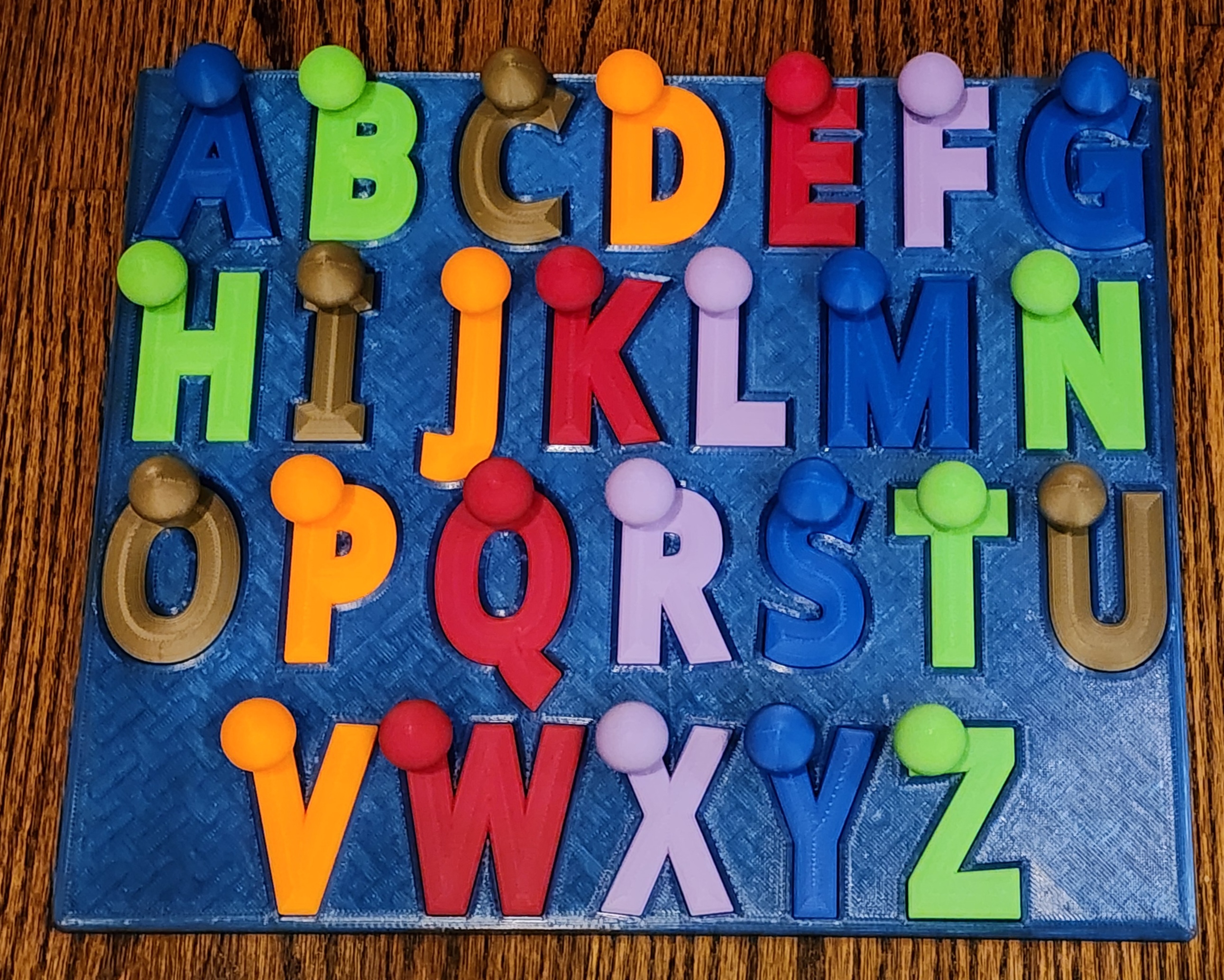Alphabet Puzzle for Toddlers SEE NOTE! by John SC | Download free STL ...