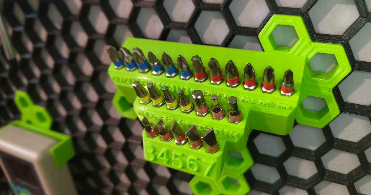 HSW screwdriver bit holder by Gamefile2 | Download free STL model | Printables.com